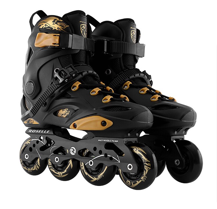 รองเท้าสเก็ต Advanced Adult Roller Skates Professional Inline Shoes 4 ...