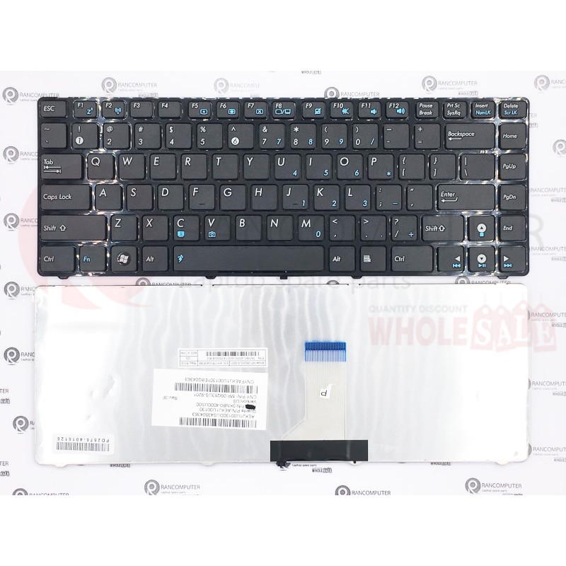 KEYBOARD ASUS A42F A42J A42S A43S K42J K43S K43E UL30 U30 อังกฤษ สีดำ | Shopee Thailand