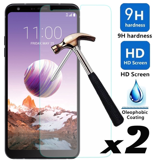 ฟิล์มกระจกนิรภัยสำหรับ LG Q Stylo 4 / Q 2 ชิ้น | Shopee Thailand