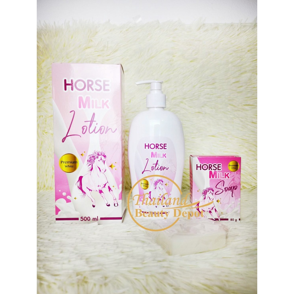 HORSE MILK Premium White ( COMBO ) | Shopee Thailand