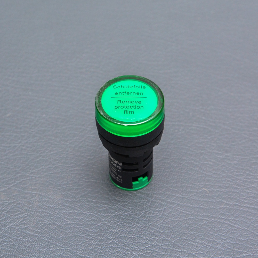 ไพล๊อตแลมป์ LED 22 mA 22ไฟแสดงสถานะการใช้งาน Pilot indicator Lamp รุ่น AD22-22DS สี เขียว,แดง ...