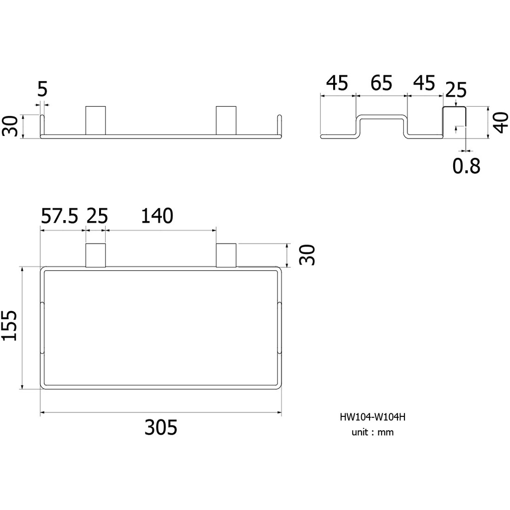 HW104-W104H ที่แขวนถุงเอนกประสงค์ | Shopee Thailand