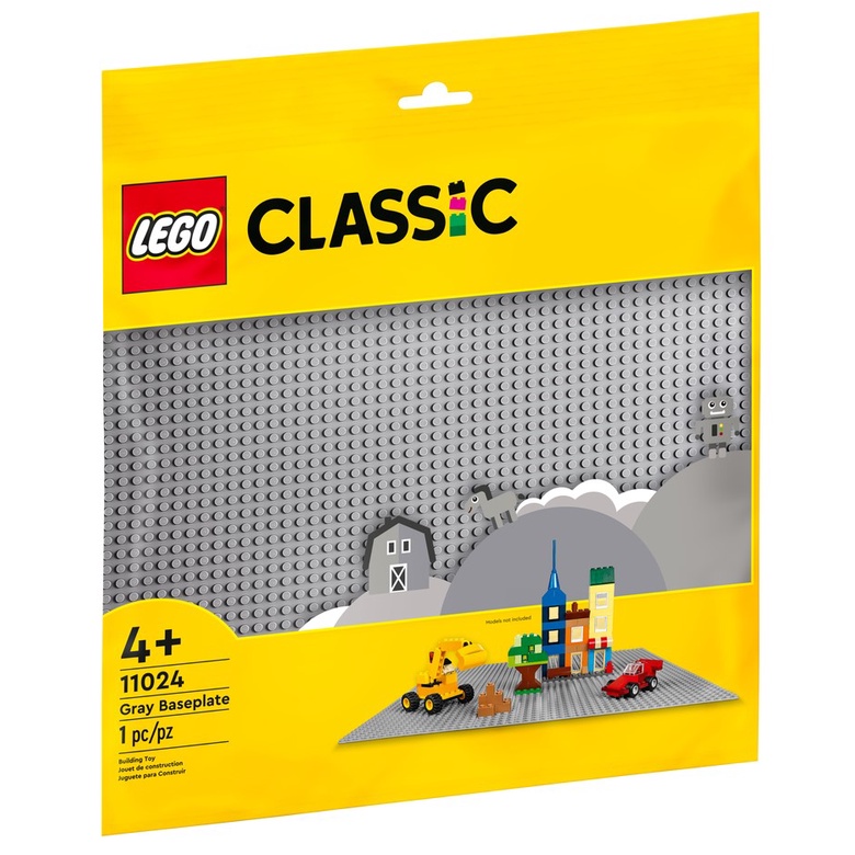 LEGO Classic 48x48-stud Gray Baseplate 11024 | Shopee Thailand