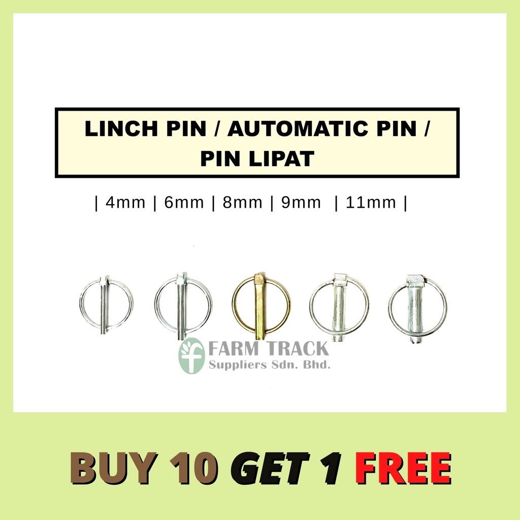 Linch PIN (PIN LIPAT) / AUTOMATIC PIN / LYNCH PIN - 4/6/8/9/11MM PIN ...