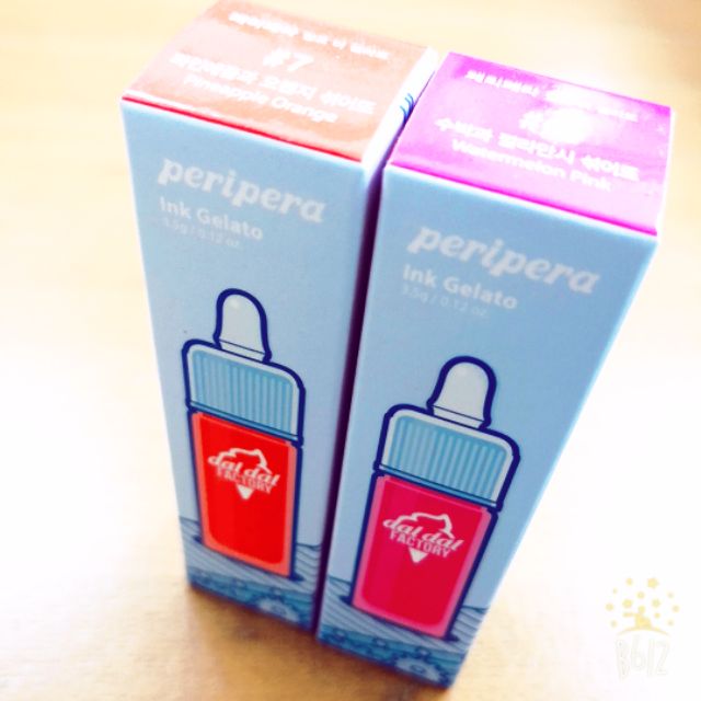 Peripera Ink Gelato (Dal Dal Factory) ลิปทิ้นท์สีพิเศษ รุ่นลิมิเต็ด ส้ม ...