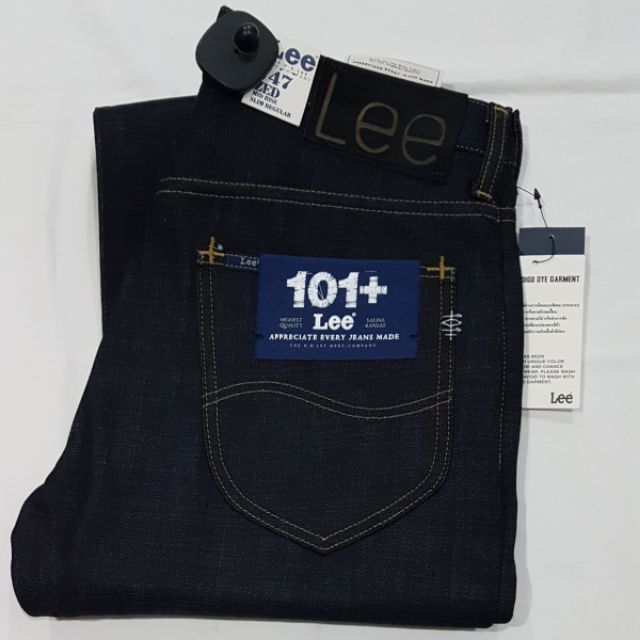 กางเกงยีนส์ LEE 747ZED Slim ริมแดง (N7) | Shopee Thailand