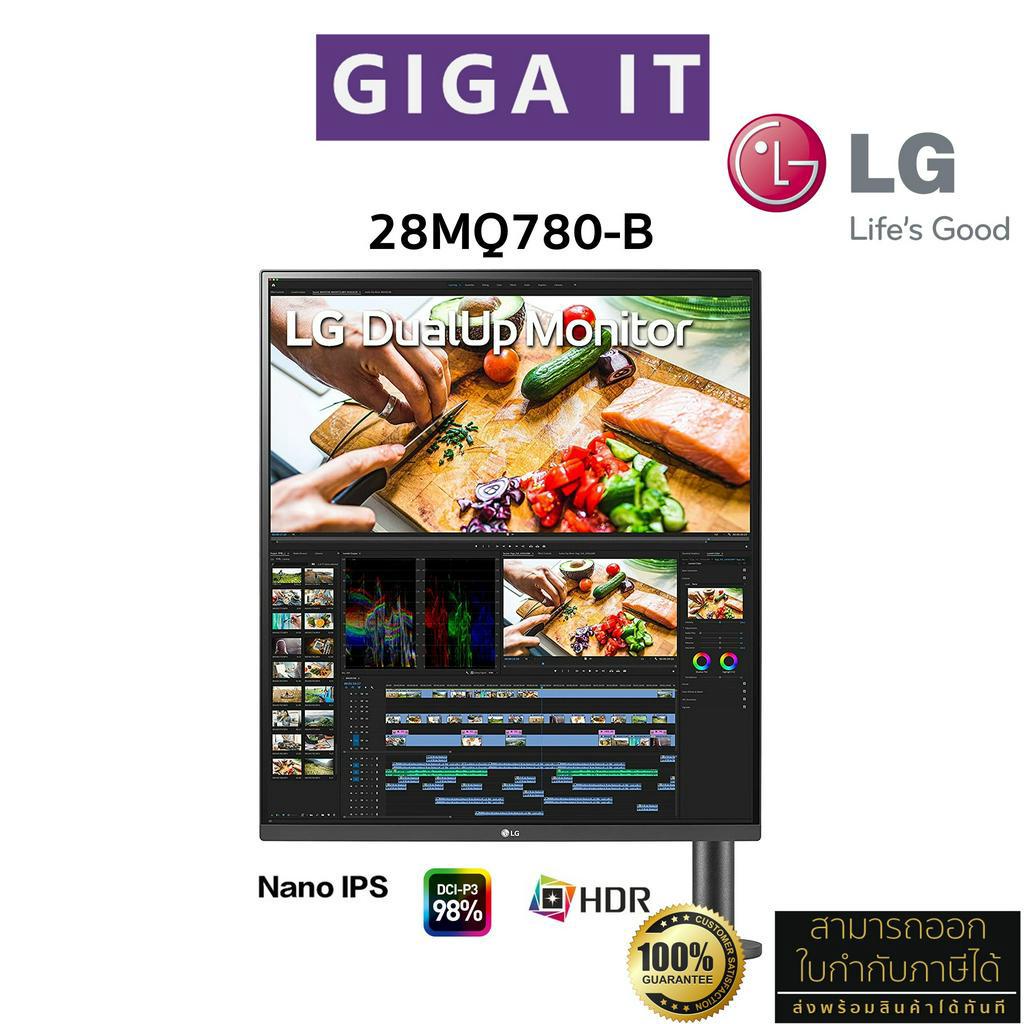 LG Monitor รุ่น 28MQ780-B 2K IPS 28" 16:18 DualUp Monitor with Ergo ...