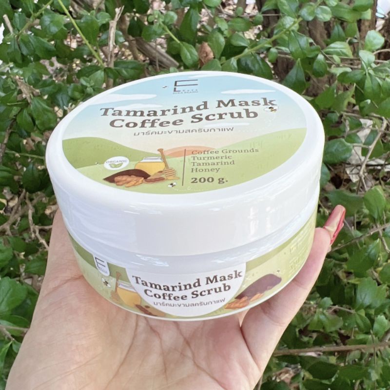 มาร์คมะขามสครับกากกาแฟ Tamarind mask Coffee Scub | Shopee Thailand