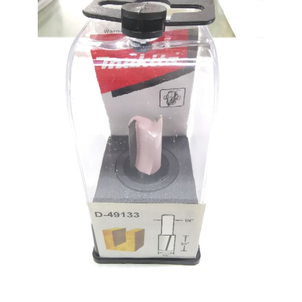 MAKITA D-49133 MPD-49133 ดอกตรง 1/2" ยาว 2"(2 คม) ก้าน 1/4" ดอกทริมเมอร ...