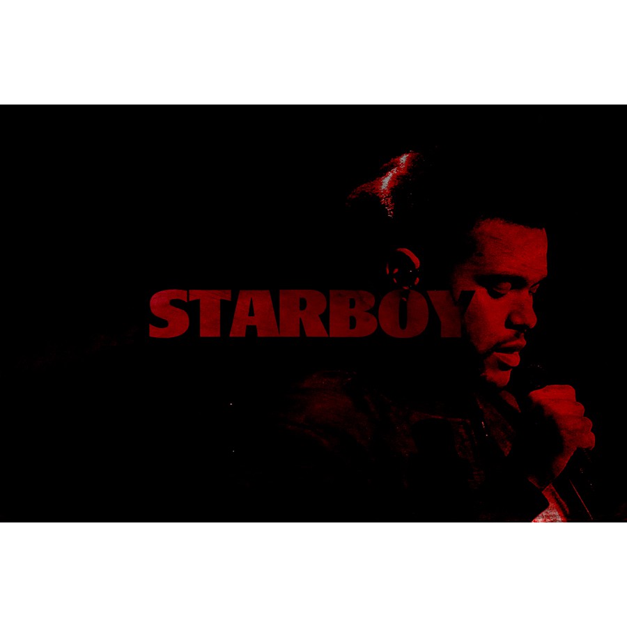 โปสเตอร์ The Weeknd เดอะวีกเอนด์ Poster แร็ปเปอร์ Rapper Hiphop ฮิปฮอป ...