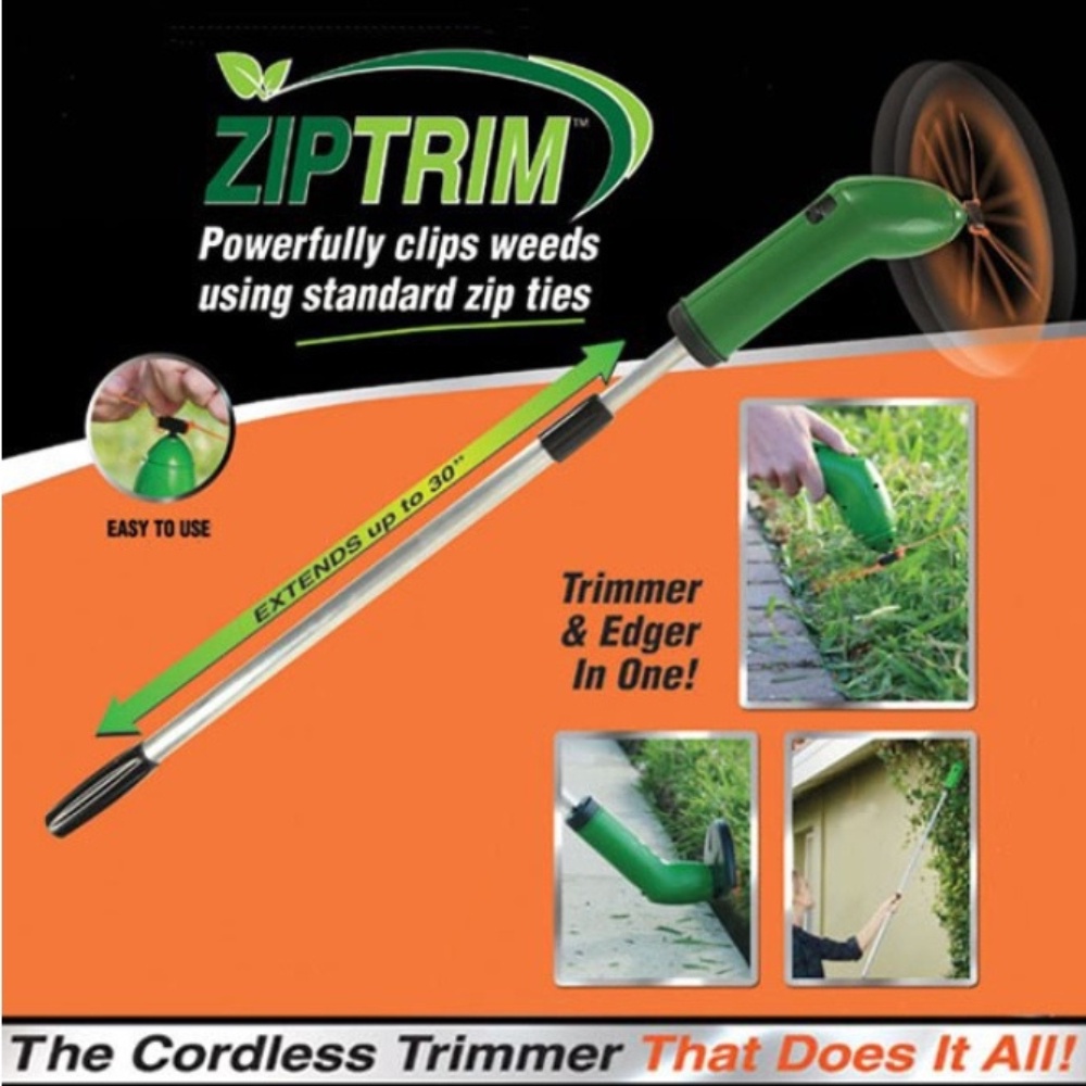 Zip Trim เครื่องตัดหญ้า เล็มหญ้า ไร้สาย ใช้ร่วมกับเคเบิ้ลไทร์ (สายซิป ...