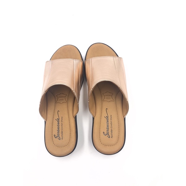 Saramanda รุ่น 192007 “Lambskin Sandal” รองเท้าแตะหนังลูกแกะนิ่ม เบา ทน ...