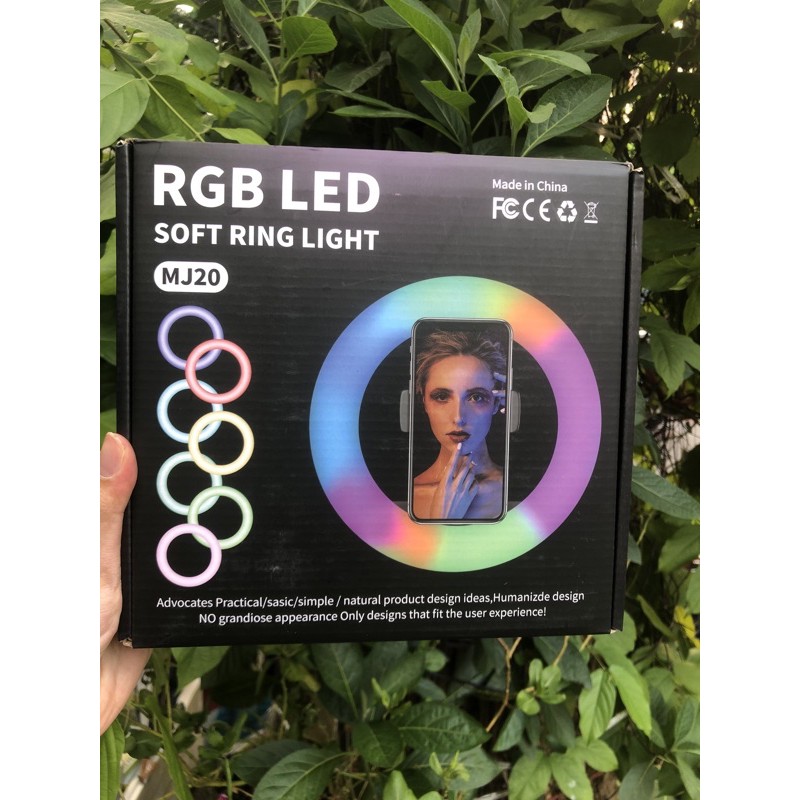 ชุดโคมไฟเปลี่ยนสีได้ RGB LED SOFT RING LIGHT ไฟเซลฟี่ ไฟไลฟ์สด ไฟ ...