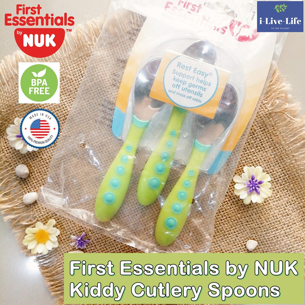ช้อน สำหรับเด็กวัยหัดเดิน 18 เดือน+ First Essentials by NUK™ Kiddy ...