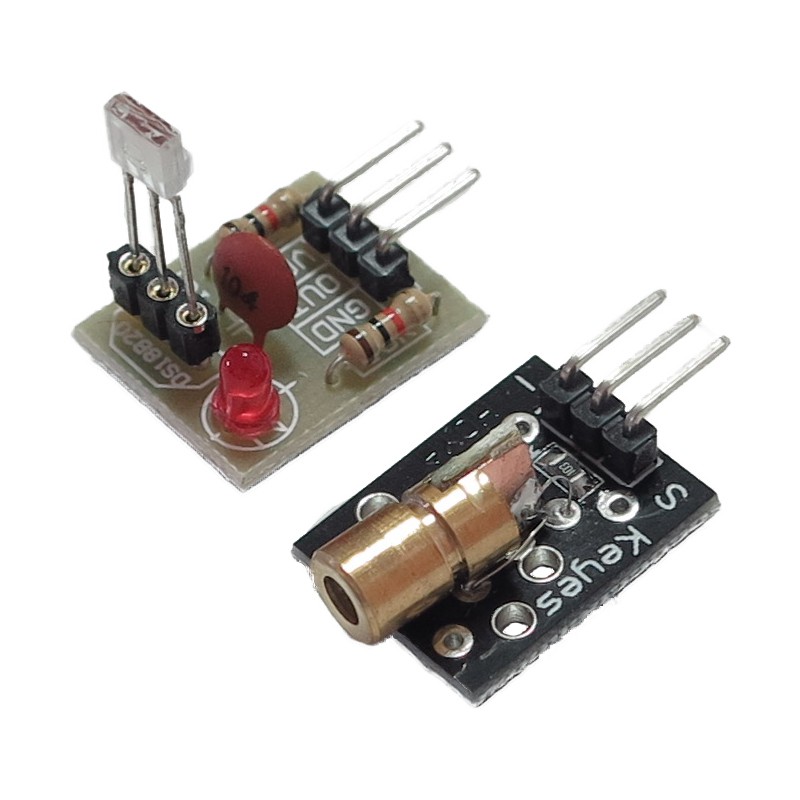 Ky 008 Laser Head Transmitter Sensor 1 ชิ้น Laser Receiver Module 1 ชิ้น Shopee Thailand 