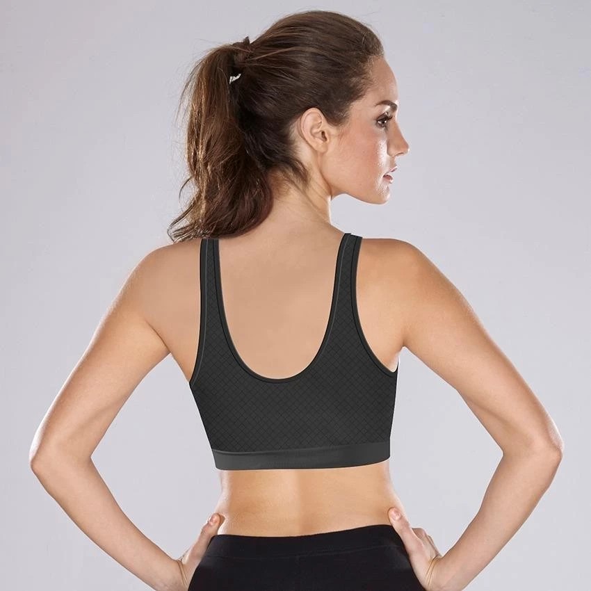 ท็อปบราหลังยู สีเทา Cherilon Dansmate เชอรีล่อนแดนซ์เมท CURVE SUPPORT ( MPN-VWA003-GY) กระชับ ...