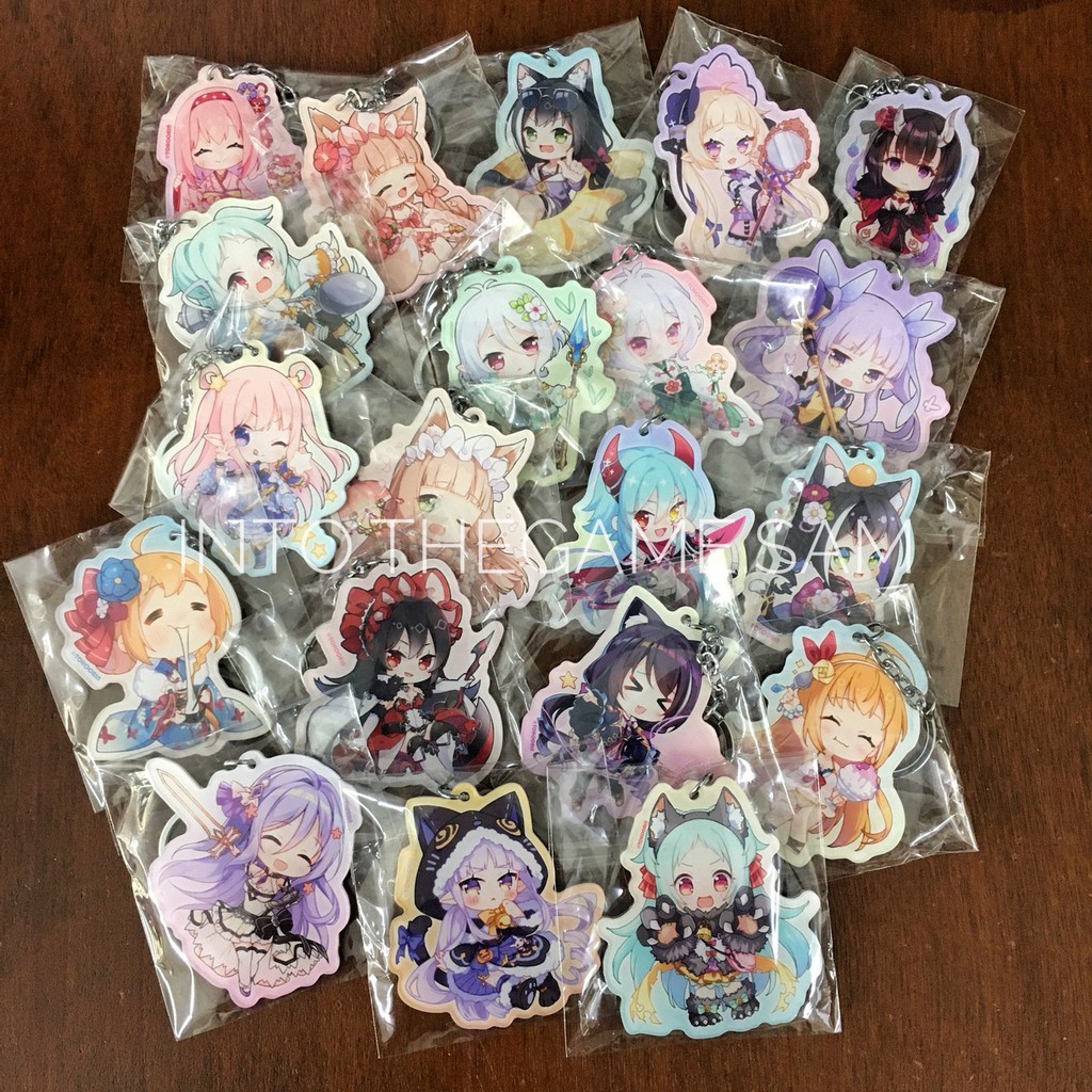 [พร้อมส่ง] พวงกุญแจ Princess Connect re dive Keychain พร้อมฐานตั้ง ...