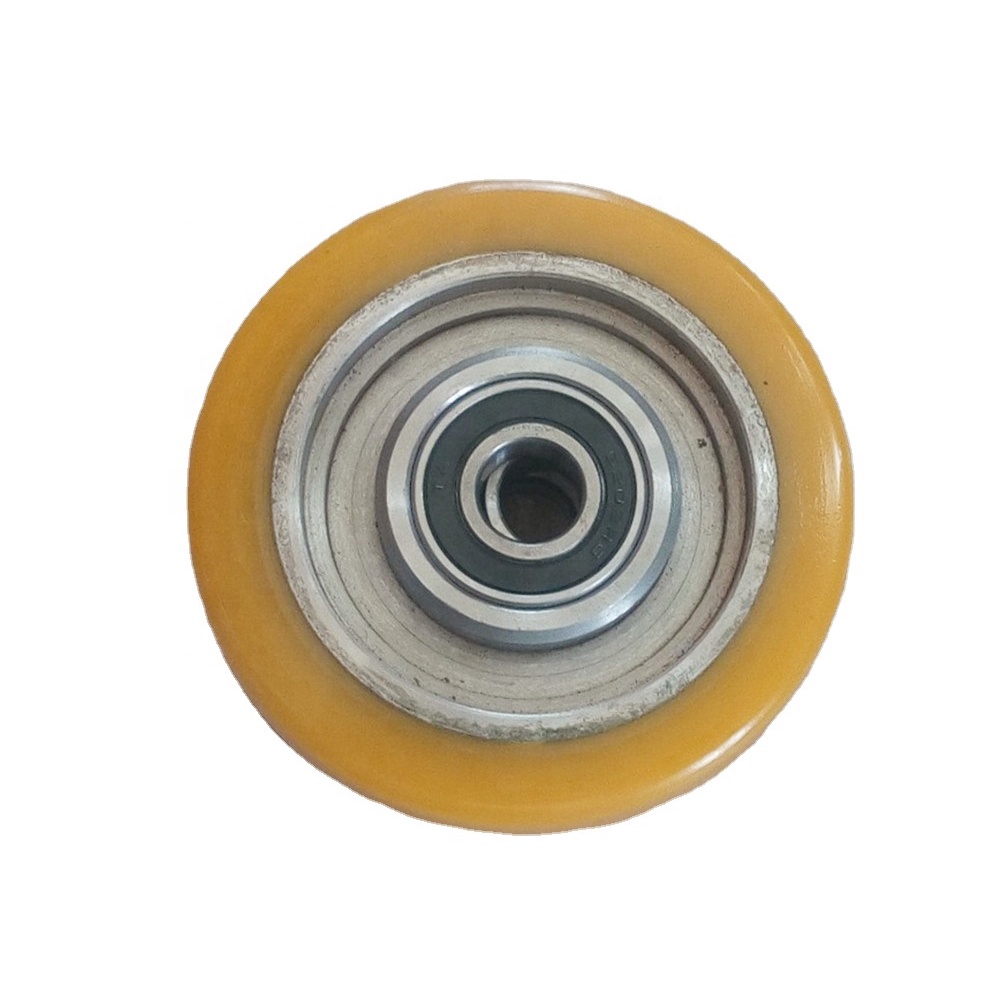 ล้อ สำหรับ รถ ฟอร์ค ลิฟท์ Poly Caster Wheel : 100x40mm (EPT :QX20) ล้อ ...