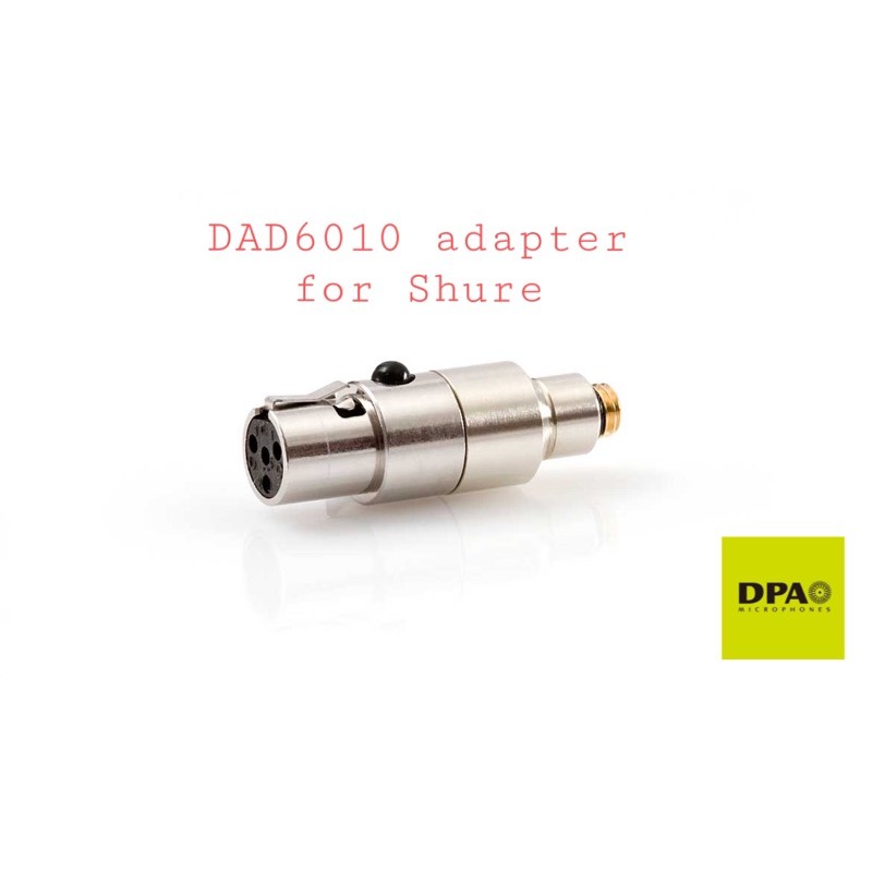 DAD 6010 DPA adapter for Shure อะแดบเตอร์ต่อหัว mirco dot to อุปกรณ์ ...