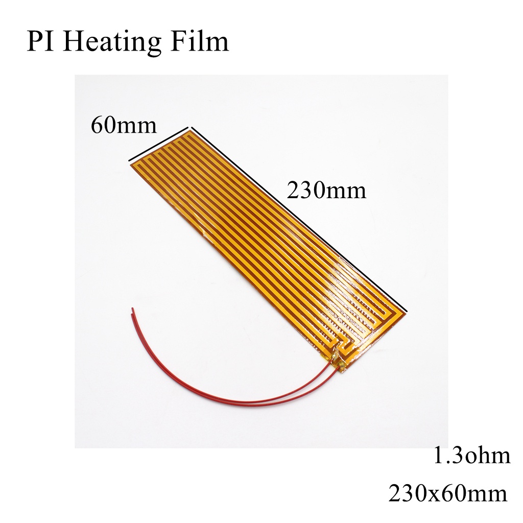 360x20mm 5V 12V 24V 110V 220V PI Heating Film Polyimide Adhesive ...