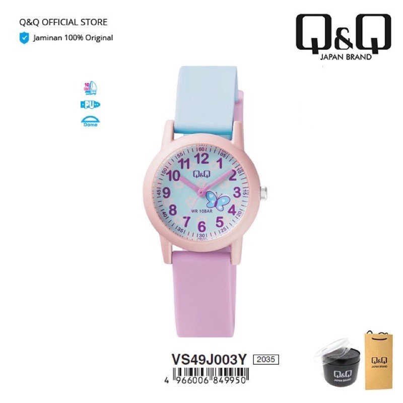 Qq Q&Q VS49 VS49J ใหม่ นาฬิกาข้อมือ สไตล์ญี่ปุ่น | Shopee Thailand