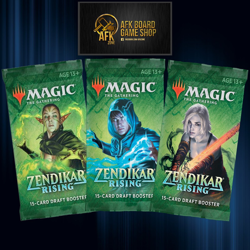 Magic The Gathering Zendikar Rising Draft Booster Pack - MTG - Card ...
