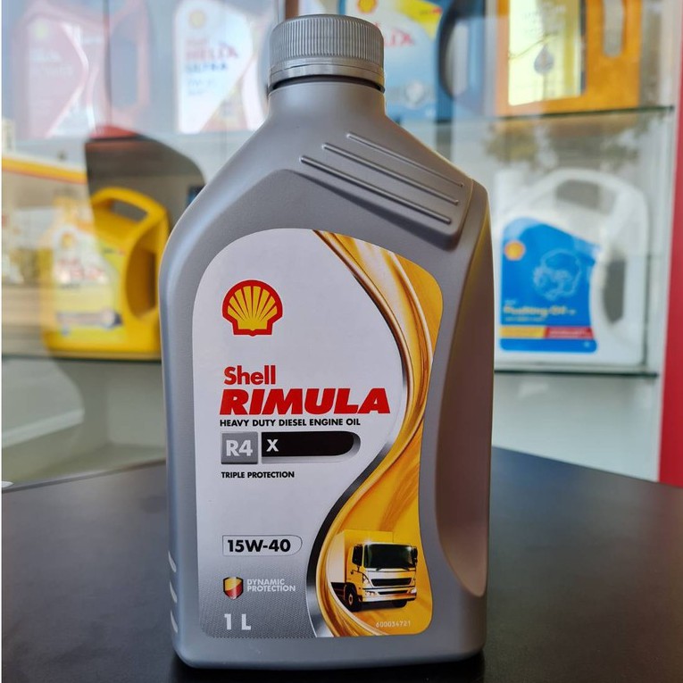 น้ำมันเครื่องเชลล์ Shell Rimula R4X 15W40 เชลล์ริมูล่าอาร์4เอ็ก15W40 ...