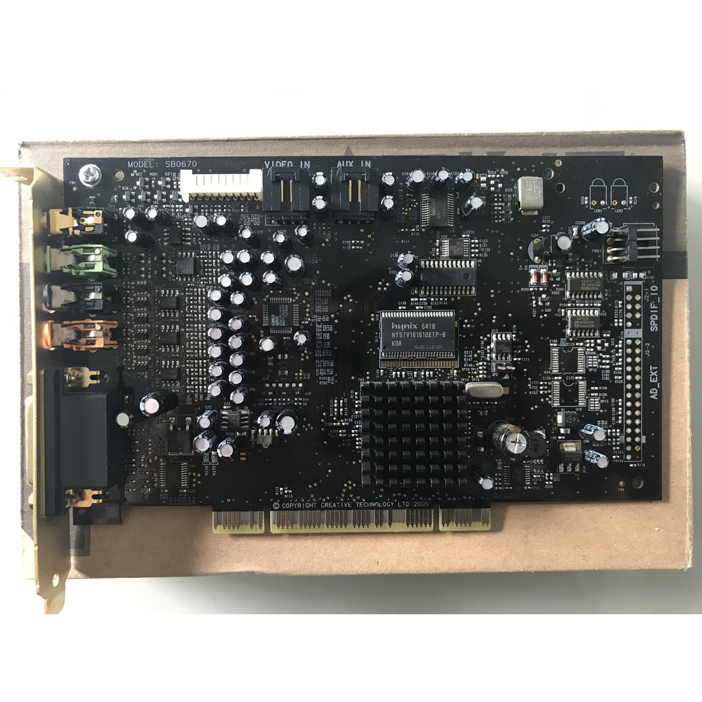 Creative Sound Blaster X-Fi XtremeMusic SB0670 7.1 Channel (PCI ...