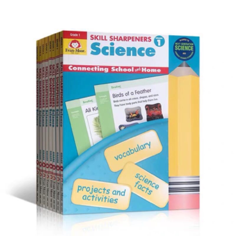 Evan-Moor Skill Sharpeners Science, Grade Pre K-Grade 3,Activity Books ...
