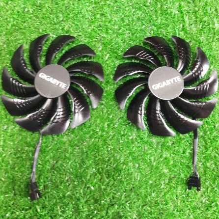 Gigabyte P106 GTX1060 1050ti 1070 RX570 580 พัดลมควบคุมอุณหภูมิสำหรับ ...