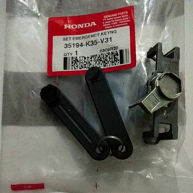 ชุดกุญแจฉุกเฉิน pcx 150 ดั้งเดิมและกุญแจฉุกเฉิน adv 35194-K35-V31 ...