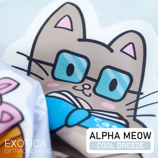 EXOTICA ปลอกผ้านวม ลาย Alpha Meow ขนาด 100”x90” (สำหรับเตียง 6 / 5 ฟุต ...