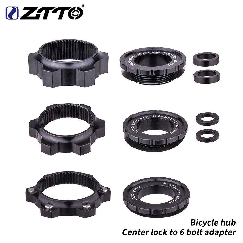 Ztto อะแดปเตอร์ล็อกดิสก์เบรกจักรยาน เป็น 6 Bolt Boost Hub Spacer 15x100 ...