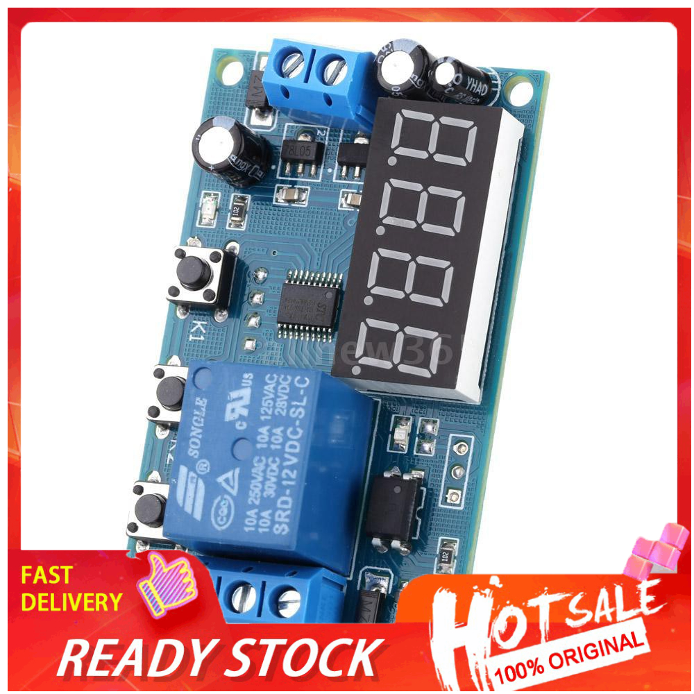 Multifunction Delay Time Module Switch Control Relay Cycle Timer DC 12V ...