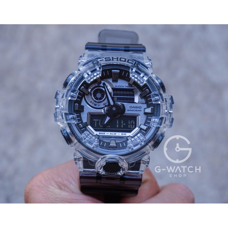 “Casio G-ShockSUPER CLEAR SKELETON COLOR Series” GA-700SK-1 GA-700SK-1A ...