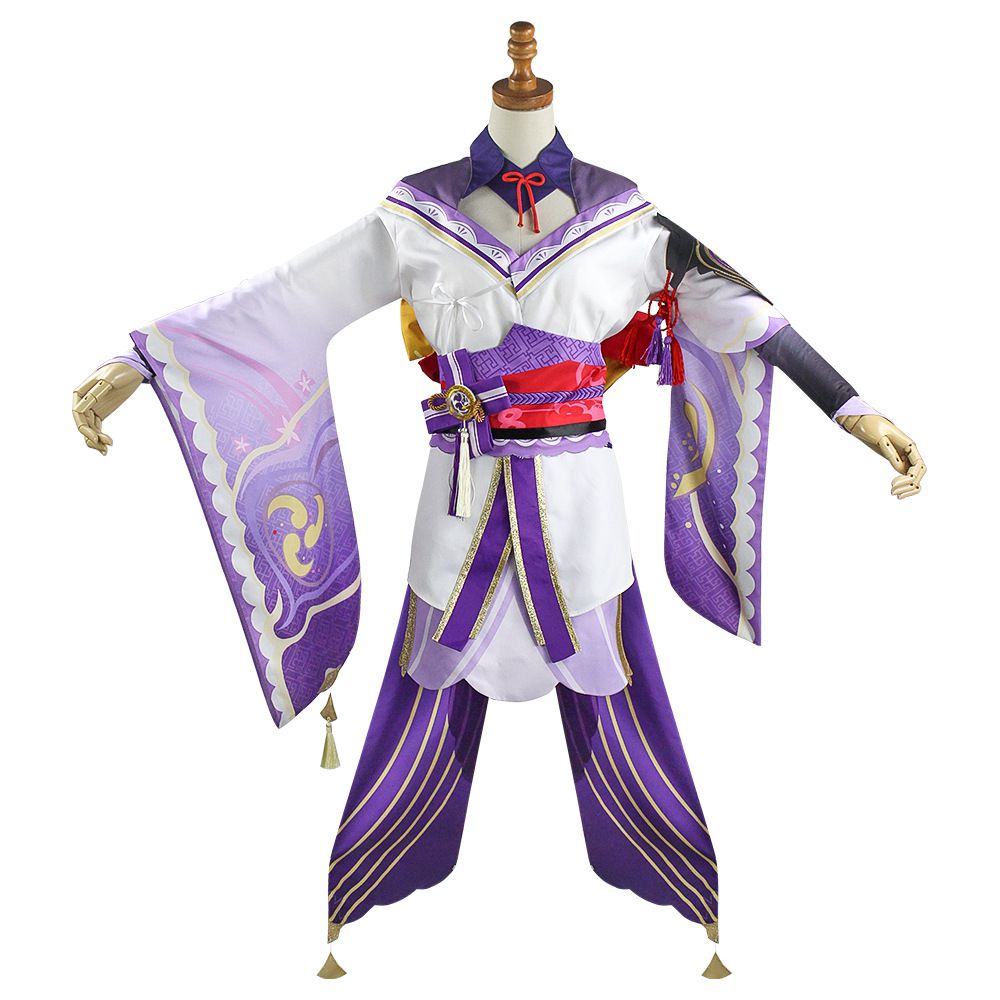 Genshin Impact Raiden Shogun Cosplay Clothing Game Comic Character ...