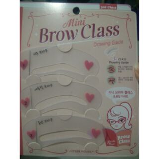 แบบเขียนคิ้ว mini brow class drawing guide | Shopee Thailand