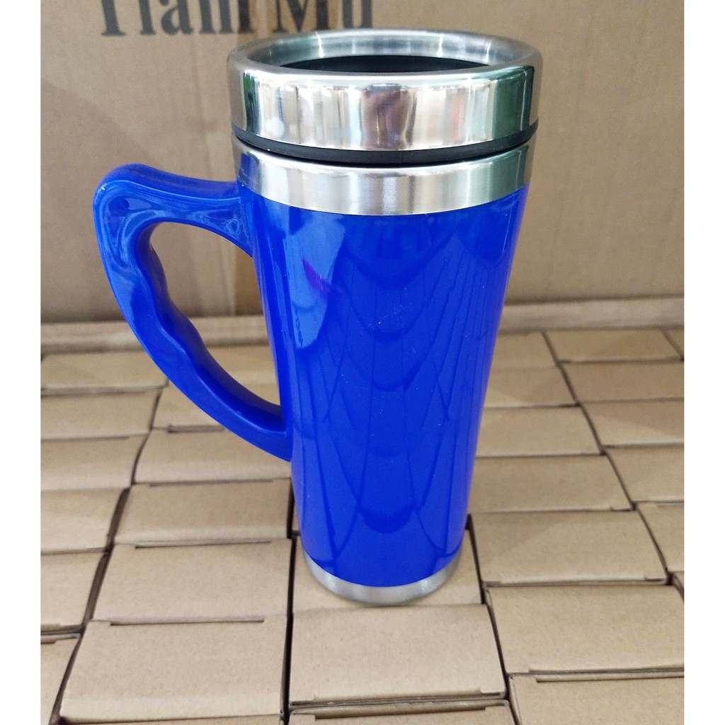 แก้ว ใส่น้ำร้อนน้ำเย็น 350ml.และ400ml. ฝามีที่ใส่หลอด CH0213 | Shopee Thailand