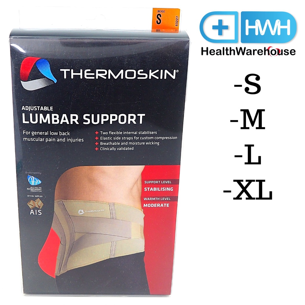 Thermoskin Lumbar Support ที่พยุงหลัง ที่พยุงลำตัว | Shopee Thailand