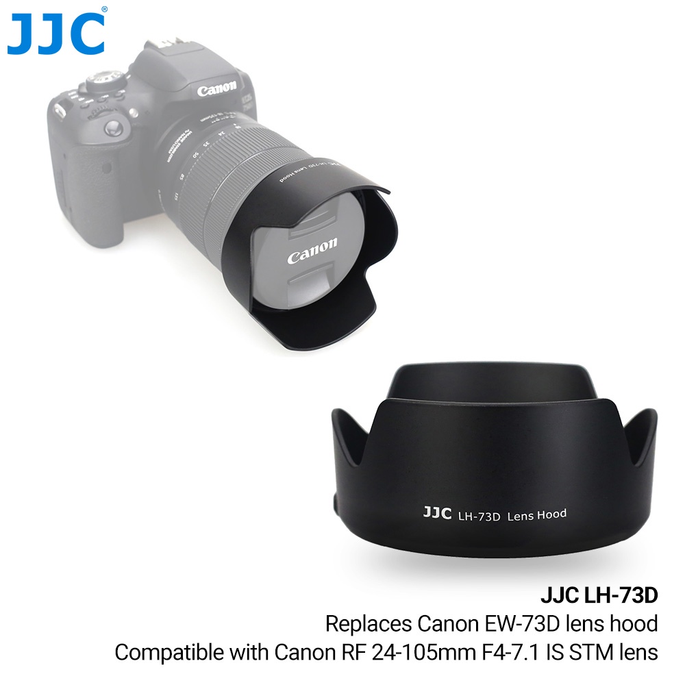 JJC Lens Hood ฝาครอบเลนส์กล้อง Canon RF 16mm / 35mm / 50mm F1.8 STM / 85mm F2 / 15-35mm / 24 ...
