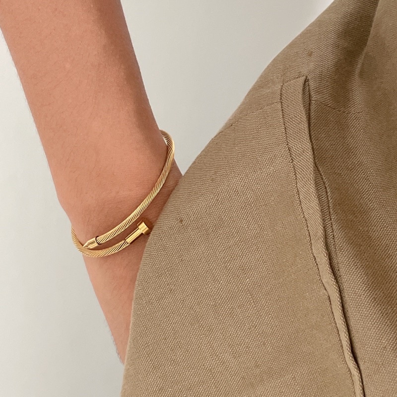 Hadesories Wire Rope Bangle กำไลข้อมือรูปเชือกสลิง แบบใหม่เป็นรุ่นหัว ...