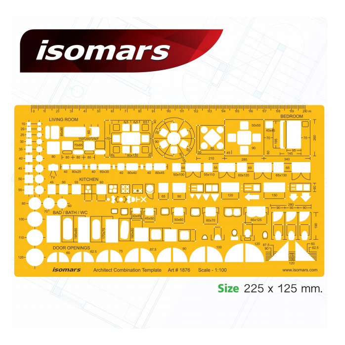 ISOMARS แผ่นเพลท Architect ISM-1876 | Shopee Thailand