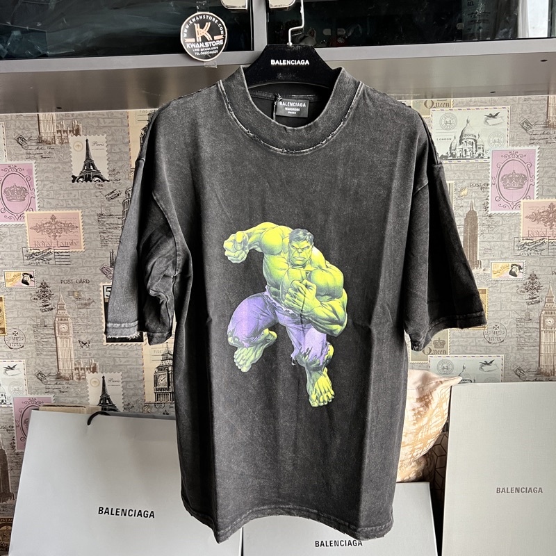 B บีบี Balen blcg graphic print Tshirt Oversize บาเลน (พร้อมส่ง) Alien ...