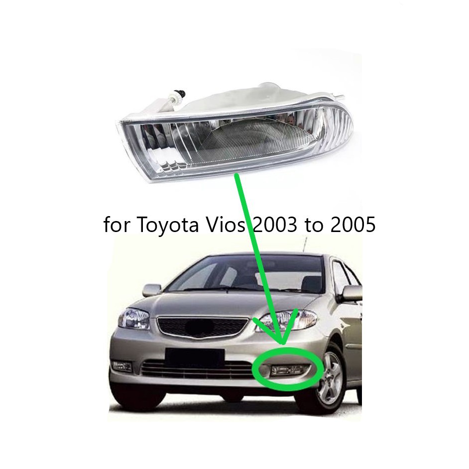 ไฟตัดหมอกกันชนหน้า สําหรับ TOYOTA VIOS SOLUNA VIOS AXP4 2002 2003 2004 ...