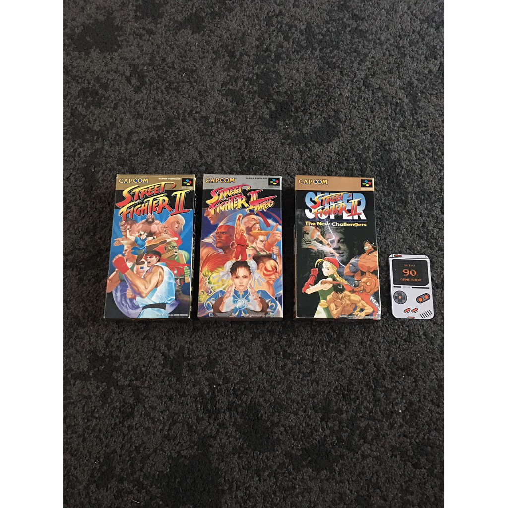 CAPCOM STREET FIGHTER II GAME CARTRIDGE / FOR SUPER FAMICOM | Shopee ...