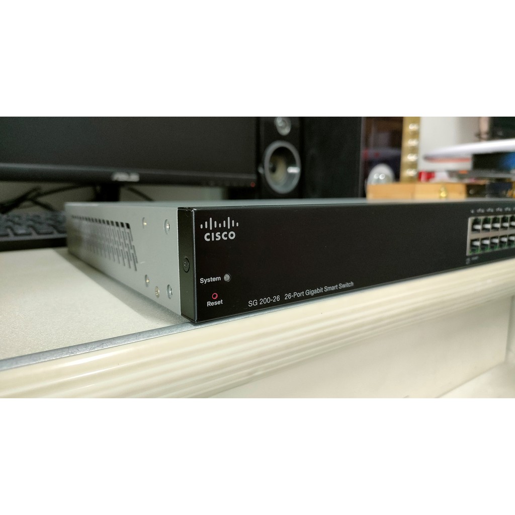 CISCO SG200-26 26-Port Gigabit Smart Switch | Shopee Thailand