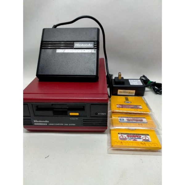 Nintendo Famicom Disk System FDS หรือ ดิสแดง พร้อมเกม หม้อแปลง ไฟไทย ...