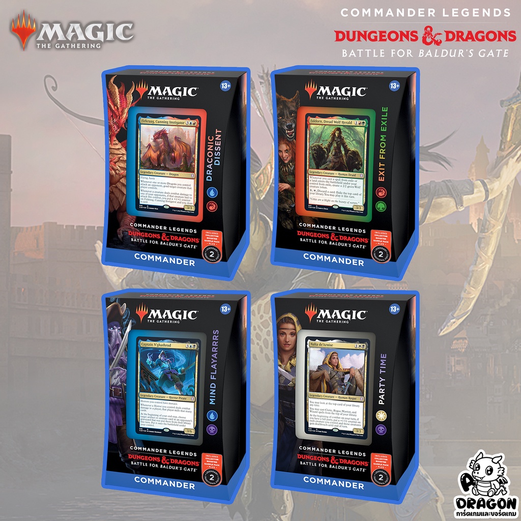 [MTG] Commander Legends: Battle for Baldur's Gate Commander | Shopee ...