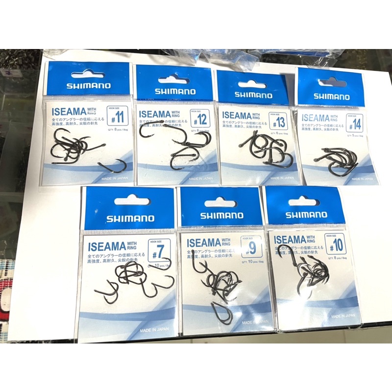 ตัวเบ็ดตกปลา SHIMANO ISEAMA WITH RING ของแท้จาก บ.อิสเทิร์น MADE IN JAPAN | Shopee Thailand