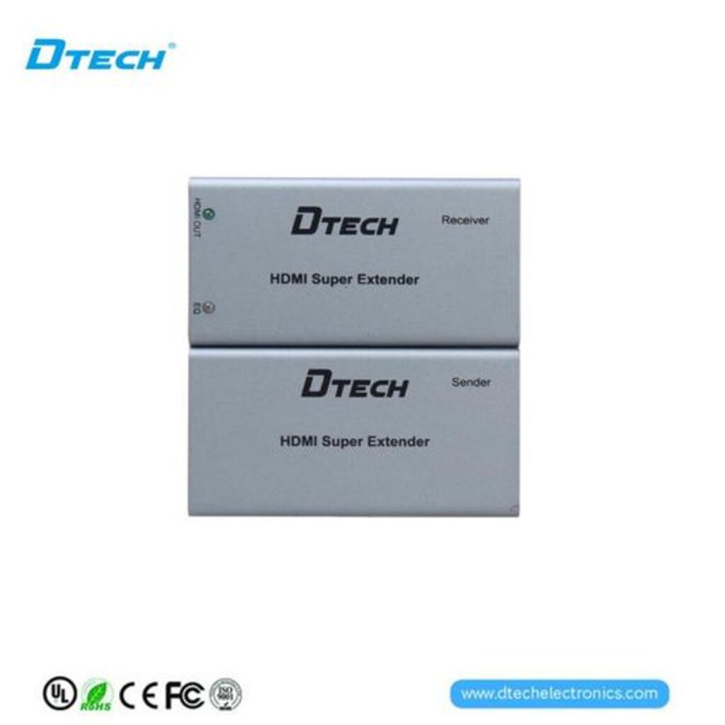 DTECH VD007A : HDMI Splitter 1:2 + Extender 60m | Shopee Thailand